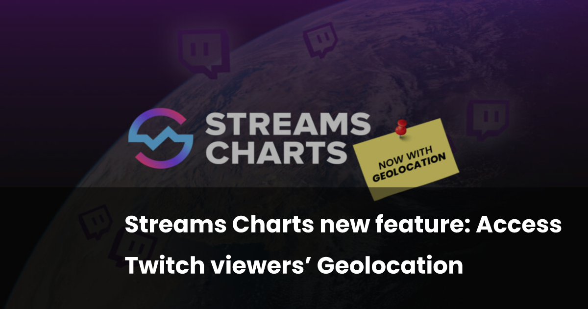Streams Charts new feature: Access Twitch viewers’ Geolocation | esports.gg