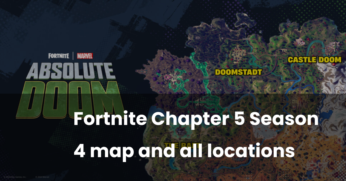 Fortnite Chapter 5 Season 4 map and all locations | esports.gg