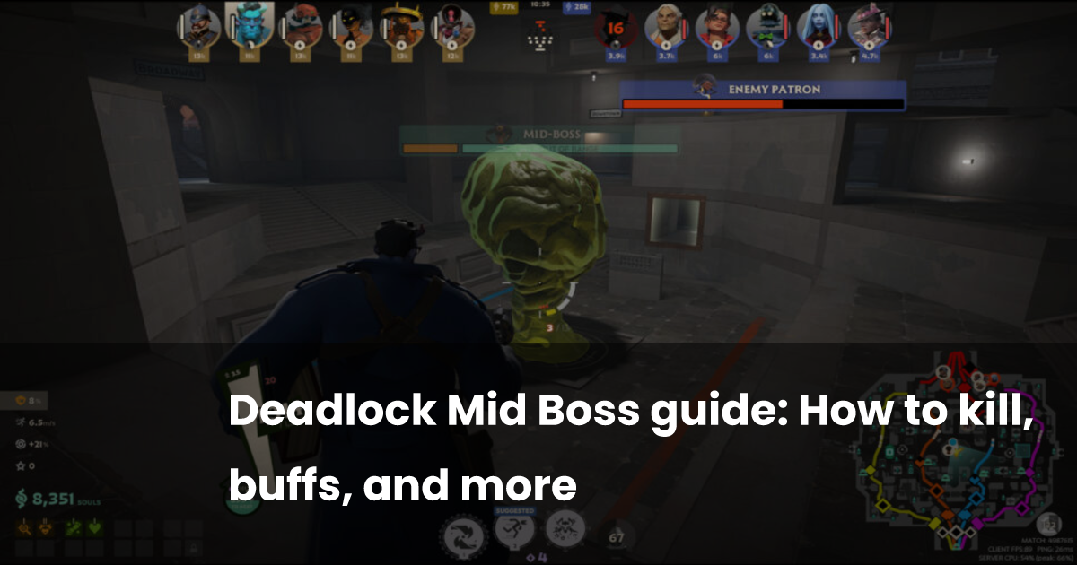 Deadlock Mid Boss guide: How to kill, buffs, and more | esports.gg