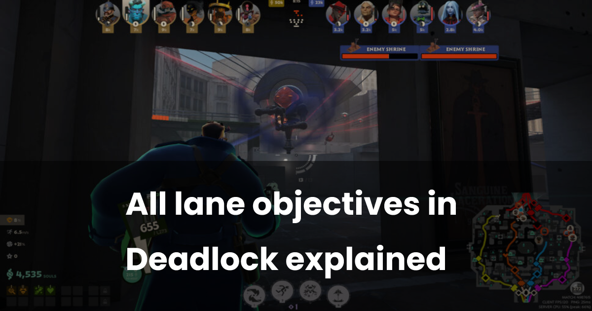 All lane objectives in Deadlock explained | esports.gg
