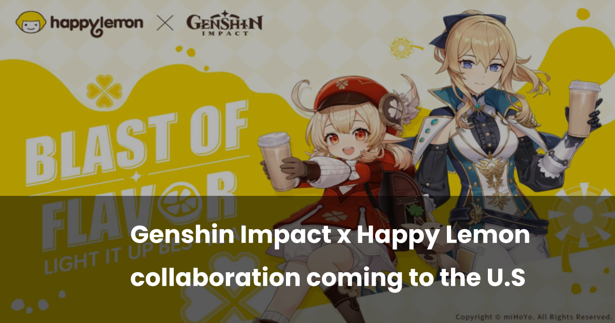 Genshin Impact x Happy Lemon collaboration coming to the U.S | esports.gg