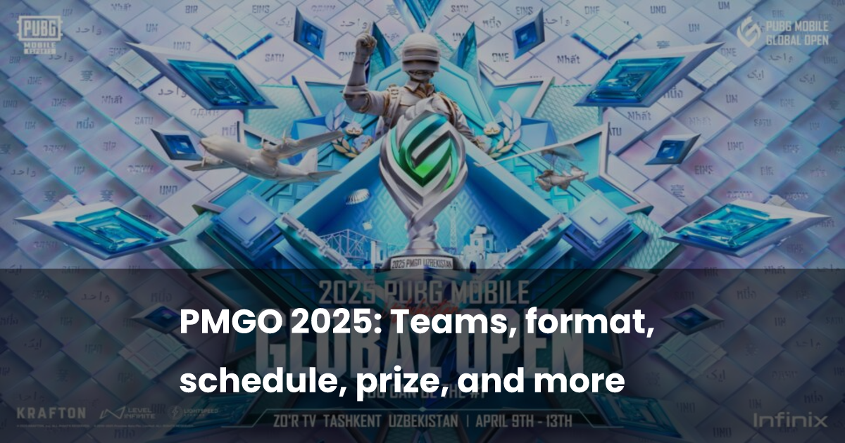 PMGO 2025: Teams, format, schedule, prize, and more | esports.gg