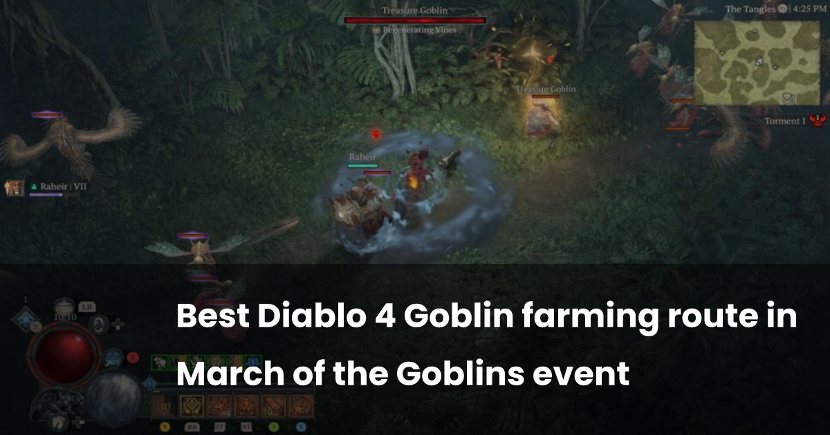 Best Diablo 4 Goblin farming route in March of the Goblins event ...
