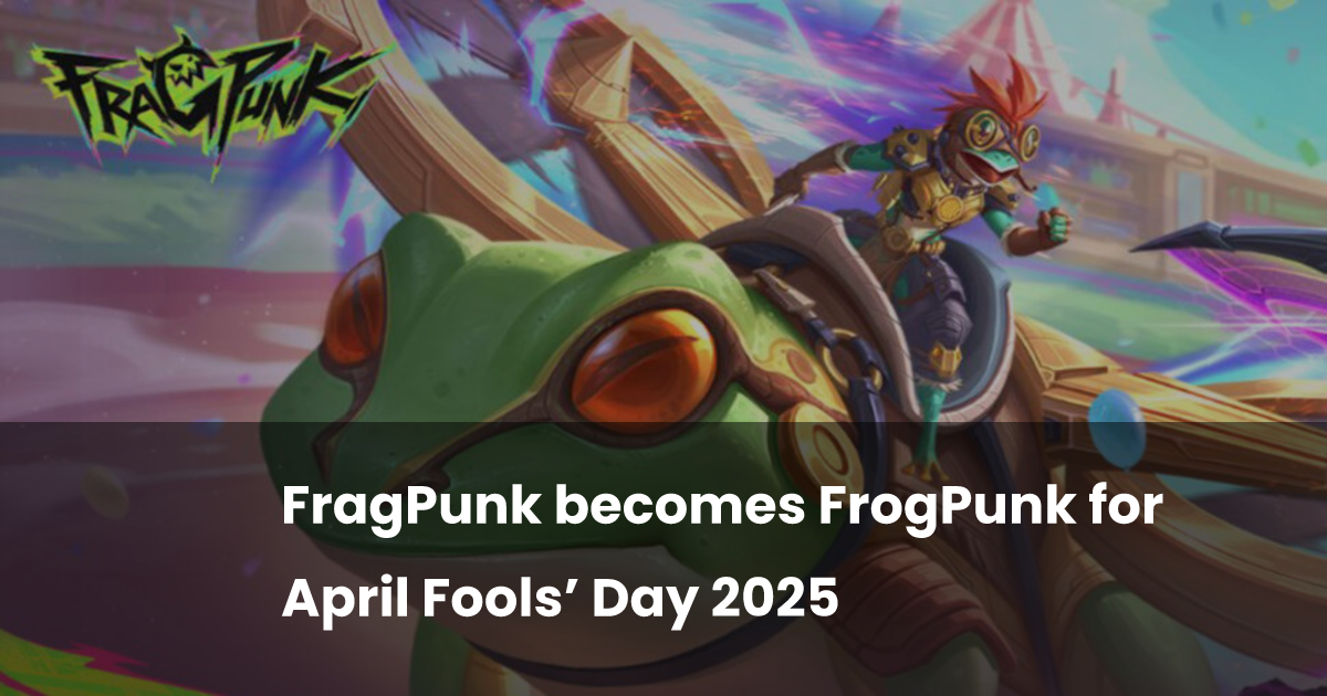 FragPunk becomes FrogPunk for April Fools’ Day 2025 | esports.gg