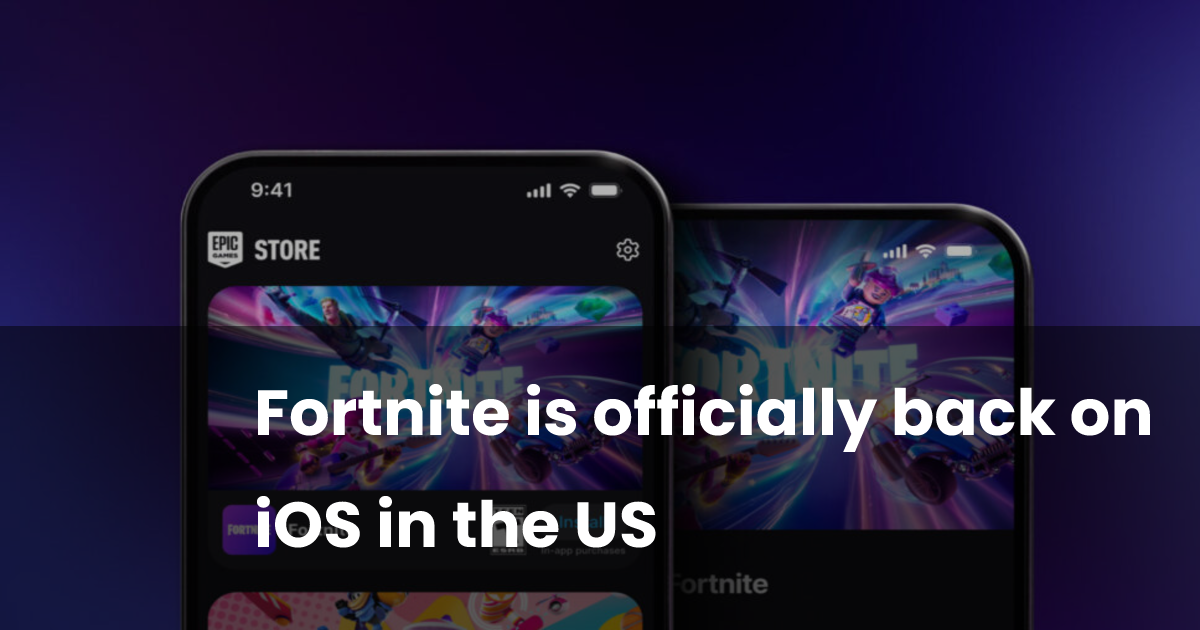 Fortnite is officially back on iOS in the US | esports.gg
