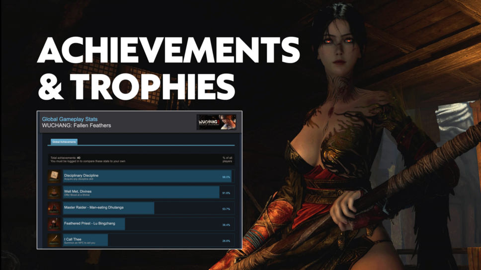 WUCHANG: Fallen Feathers Achievements & Trophies | esports.gg