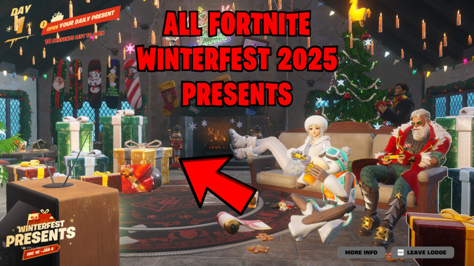 Fortnite Winterfest 2025 Presents: Here’s what is in all of them ...